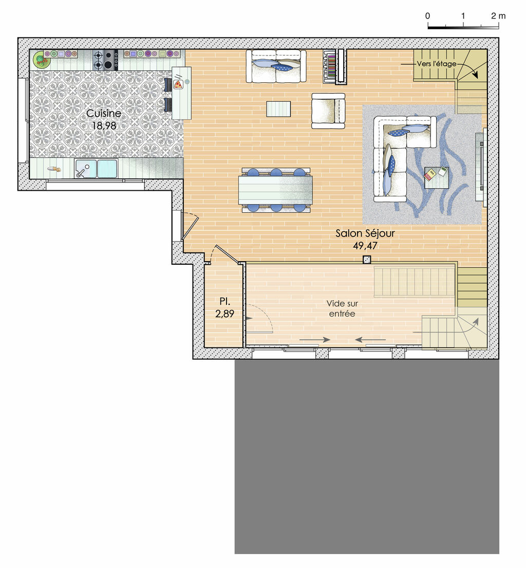 Plan de maison : Une maison qui sait prendre de la hauteur | Faire ...