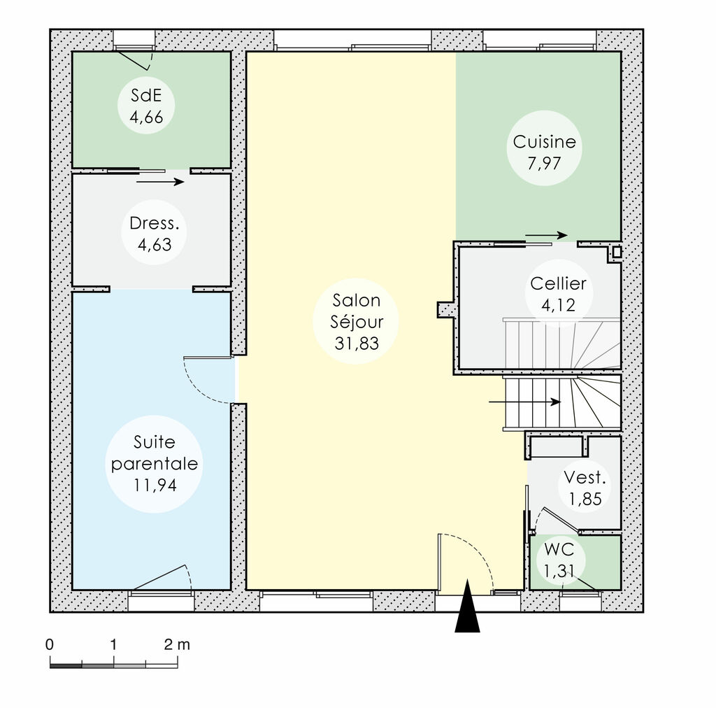 Plan Maison Rdc | Ventana Blog